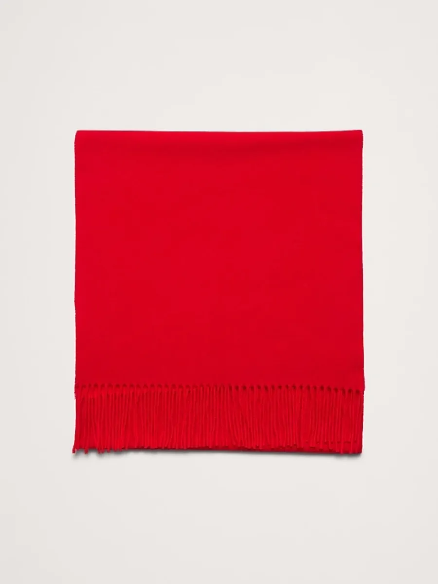Italian Wool-Cashmere Scarf | Parallel