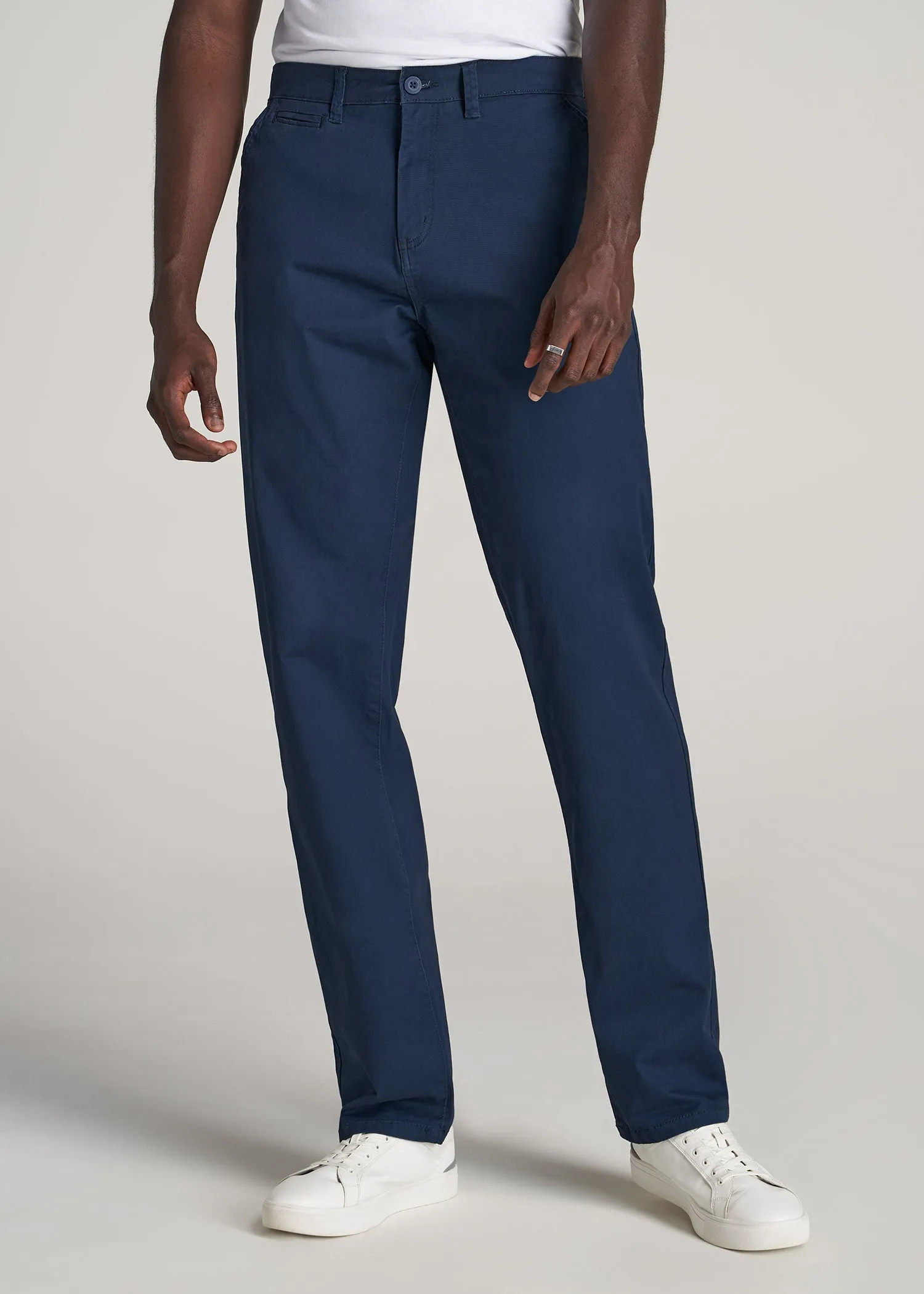 Mason RELAXED Chinos in Marine Navy - Pants for Tall Men | Parallel