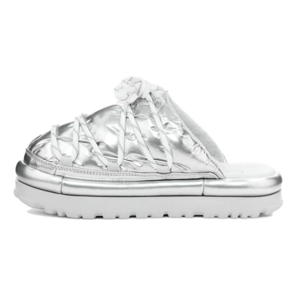 (WMNS) UGG Hi Shine Spaceslider Slide 'Silver' 1149033-SLVR | Parallel