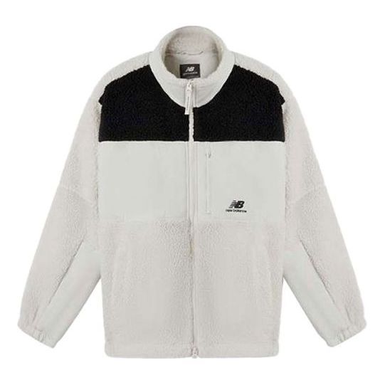New Balance Lifestyle Cotton Warm Jacket 'White Black' MDA35013-BEI ...