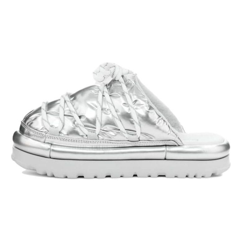 (WMNS) UGG Hi Shine Spaceslider Slide 'Silver' 1149033-SLVR | Parallel