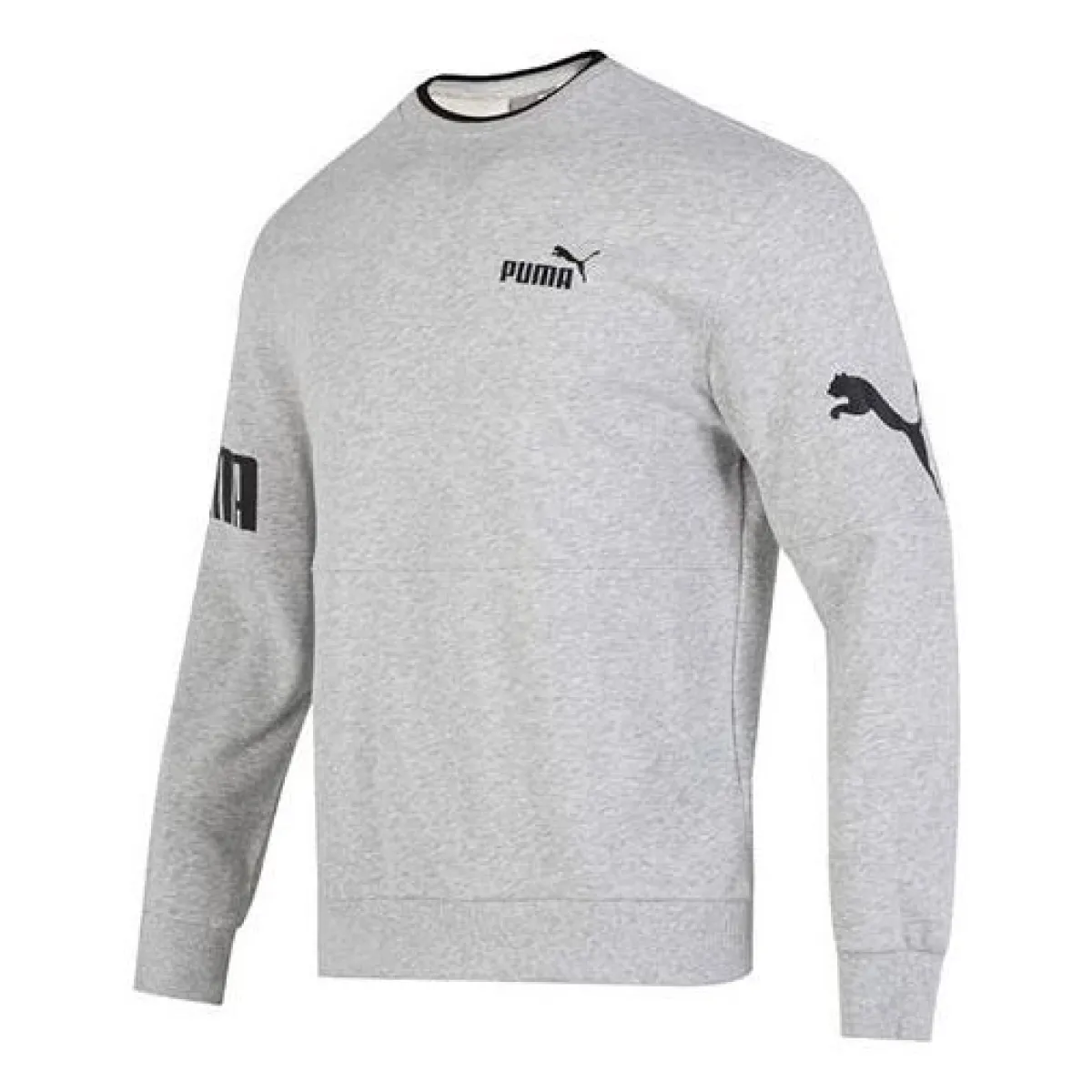 PUMA Power Crew Long Tee 'Grey' 676666-04 | Parallel