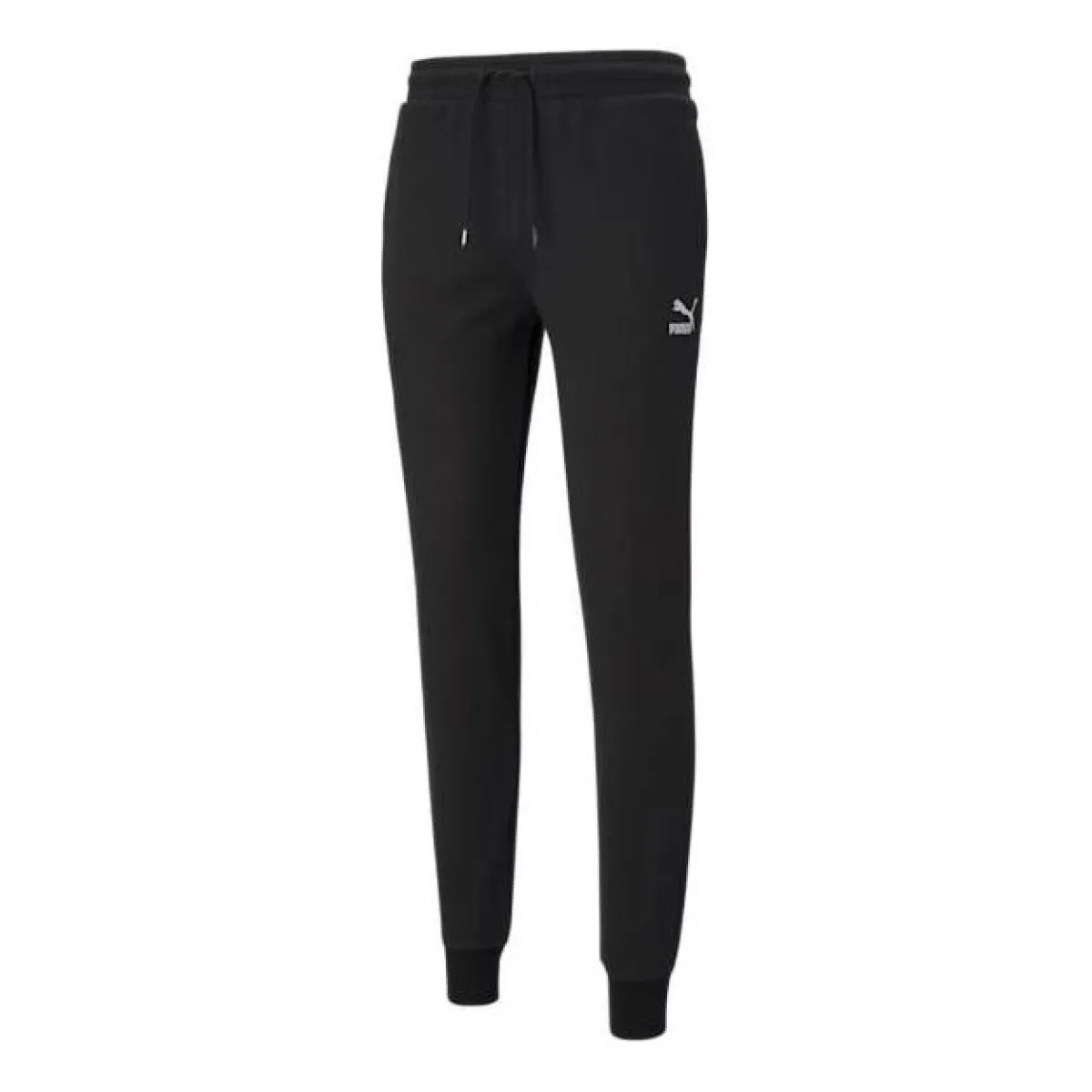Puma Classics Cuffed Sweatpants 'Black White' 530090-01 | Parallel