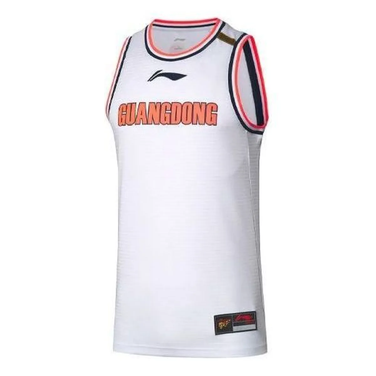 Li-Ning x CBA Guangdong Jersey 'White Orange' AAYQ395-1 | Parallel