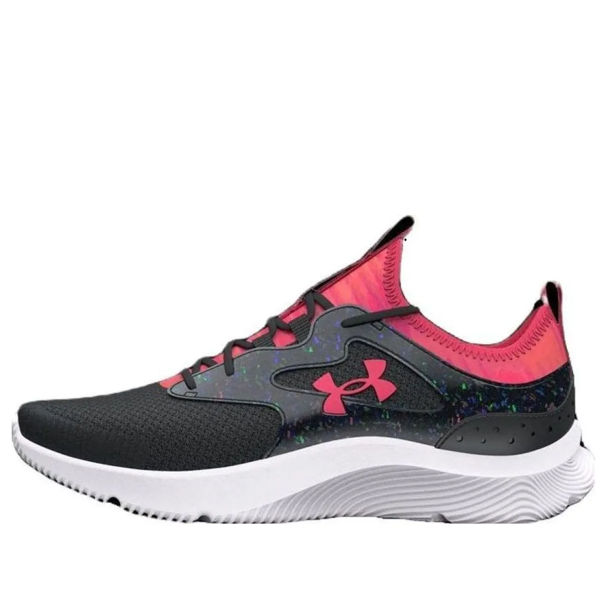 (GS) Under Armour Infinity 2.0 Running Shoes 'Black Pink' 3026166-002 ...