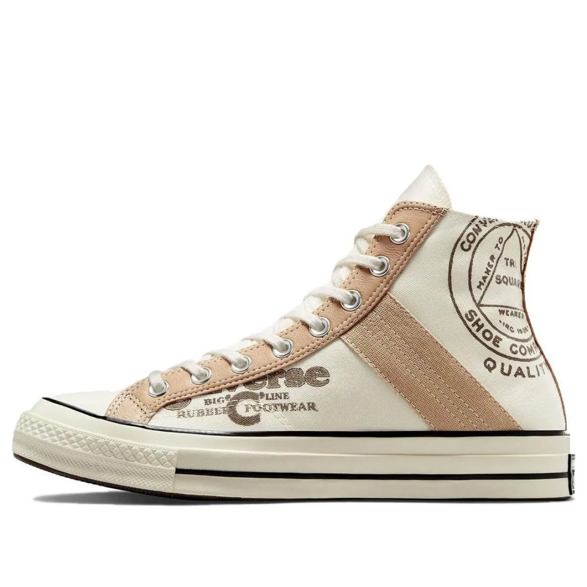 Converse Chuck 70 Leather Overlay High 'Egret Champagne Tan' A07122C ...
