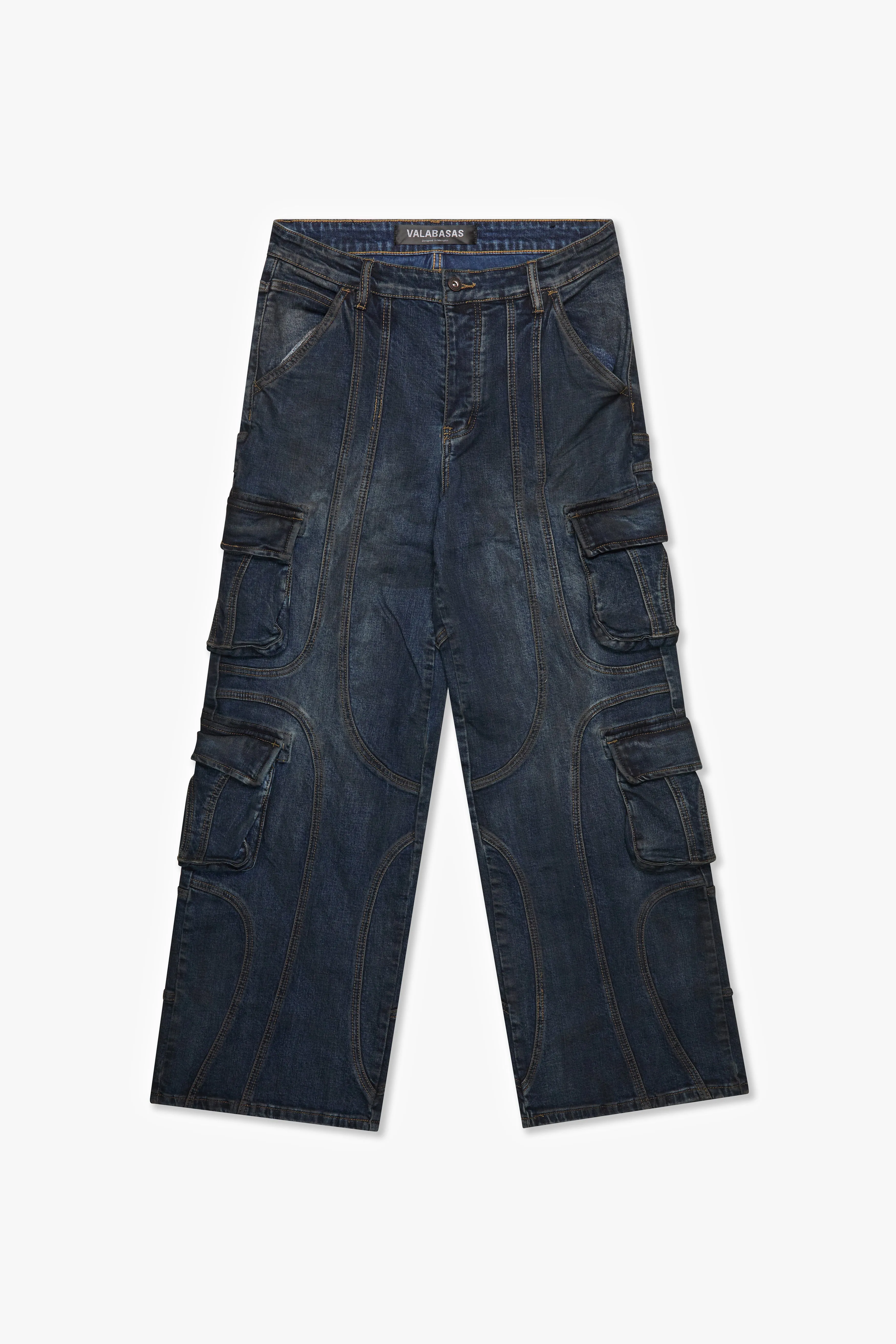 Patch Fade Baggy Dark Blue | Parallel
