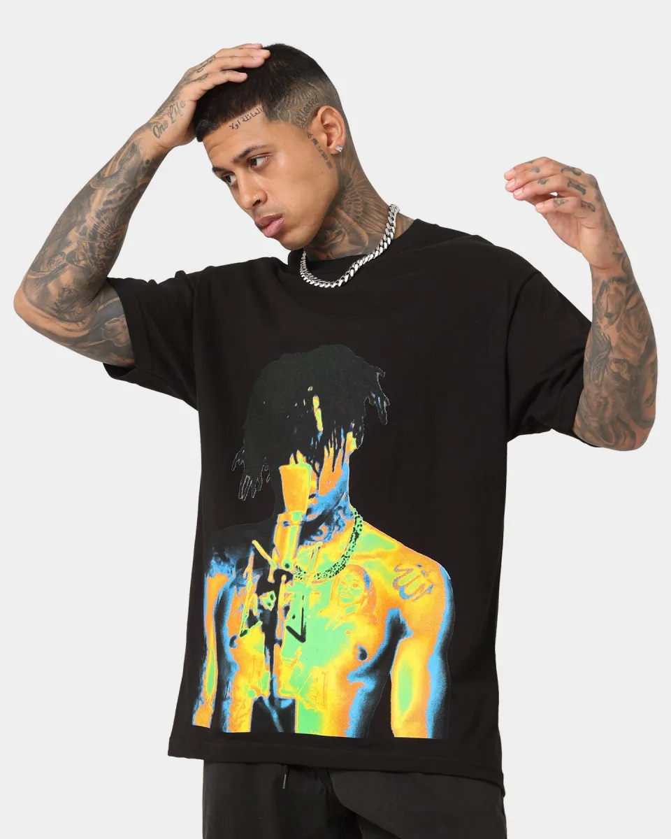 NBA Youngboy YB Mic T-Shirt Black | Parallel