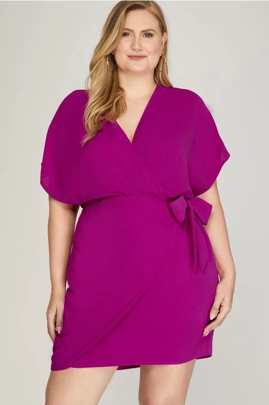 CURVE Wrap Mini Dress | Parallel