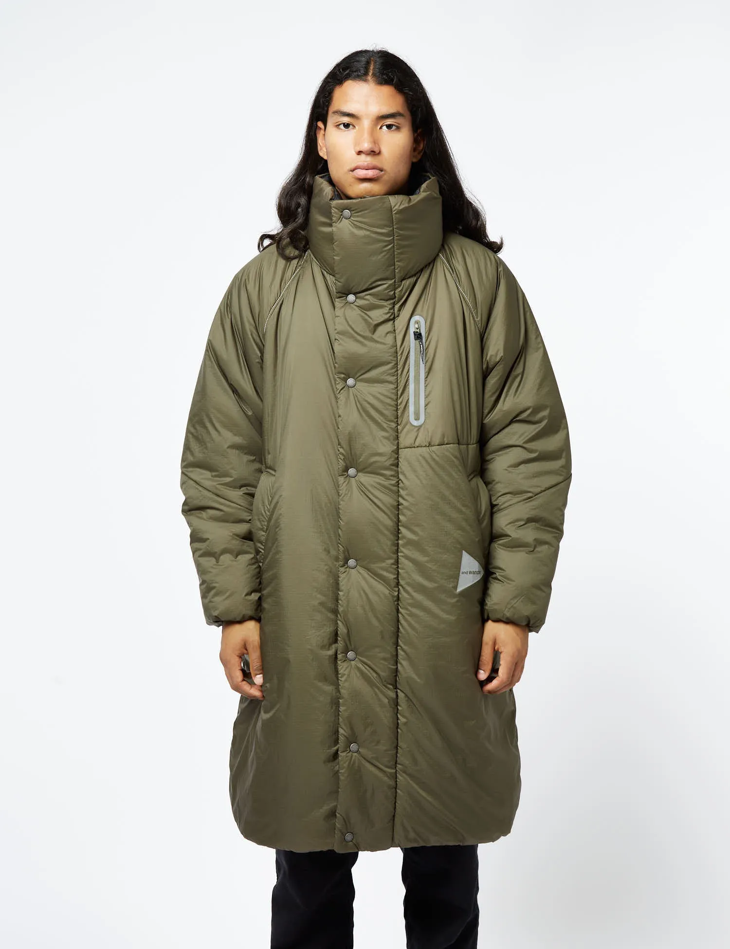 And Wander Primaloft Ripstop Coat - Khaki Brown | Parallel