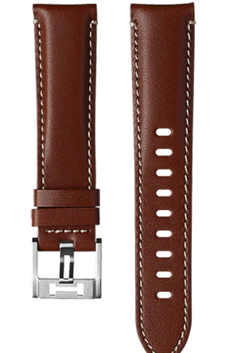 Hamilton Strap Khaki Aviation Leather Brown | Parallel