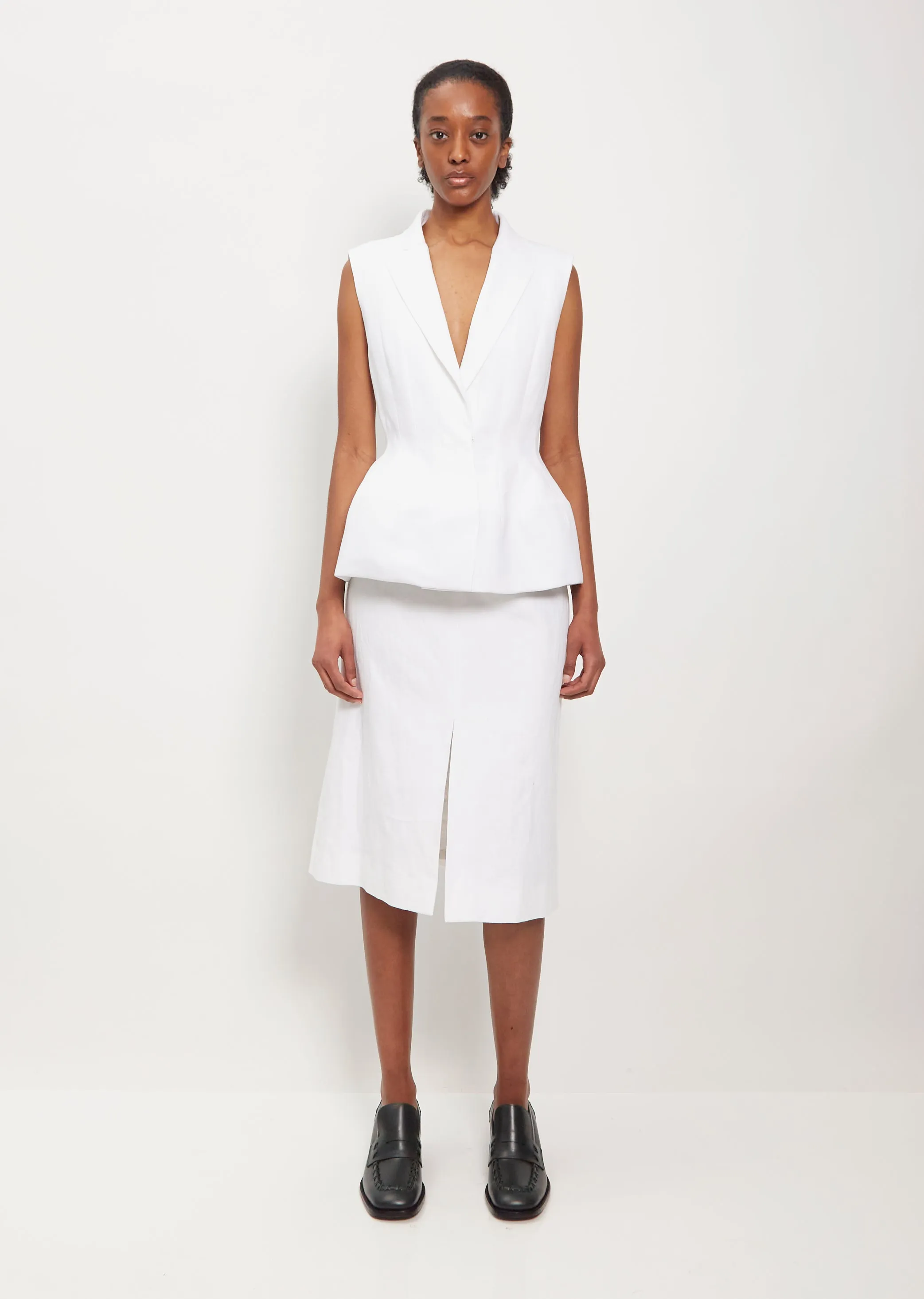 Shea Cotton Linen Skirt | Parallel