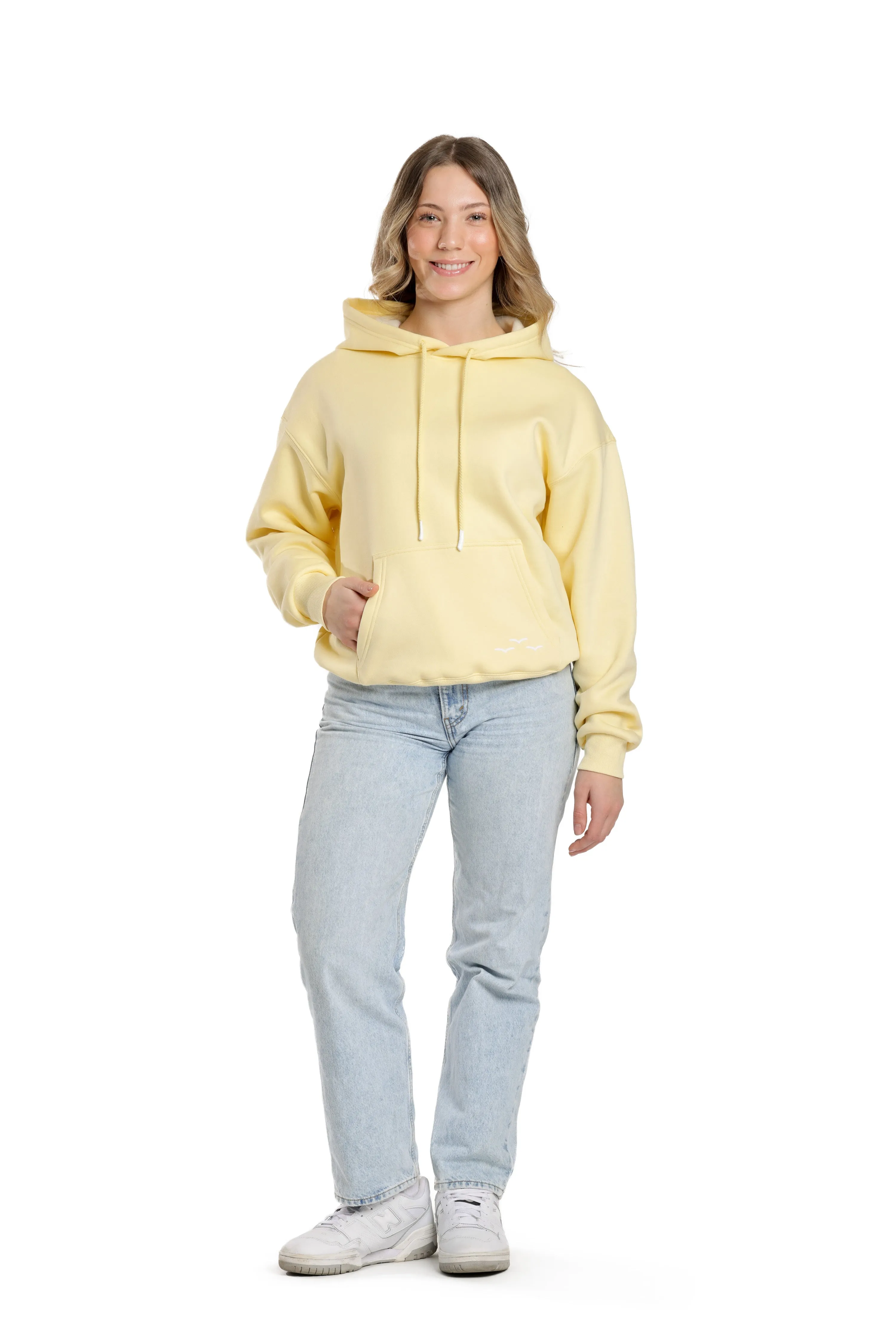 Chlo Relaxed Fit Hoodie in banana yellow | Parallel