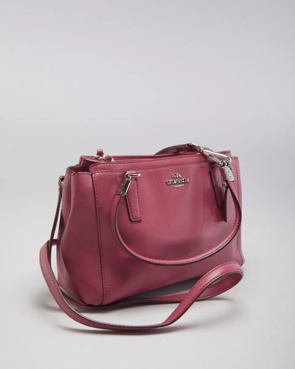 Coach Pink Leather Crossbody Bag | Parallel