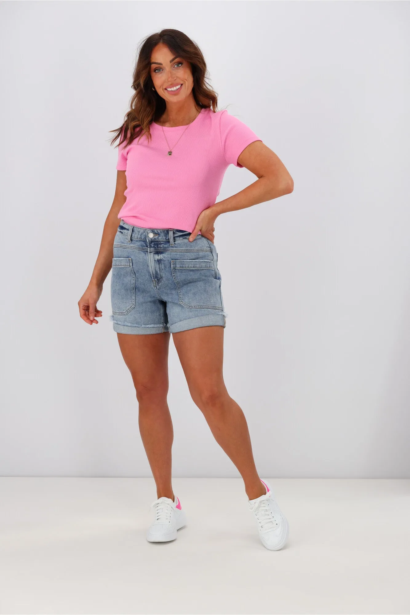 Shine On Label Reggie Patch Pocket Shorts | Parallel