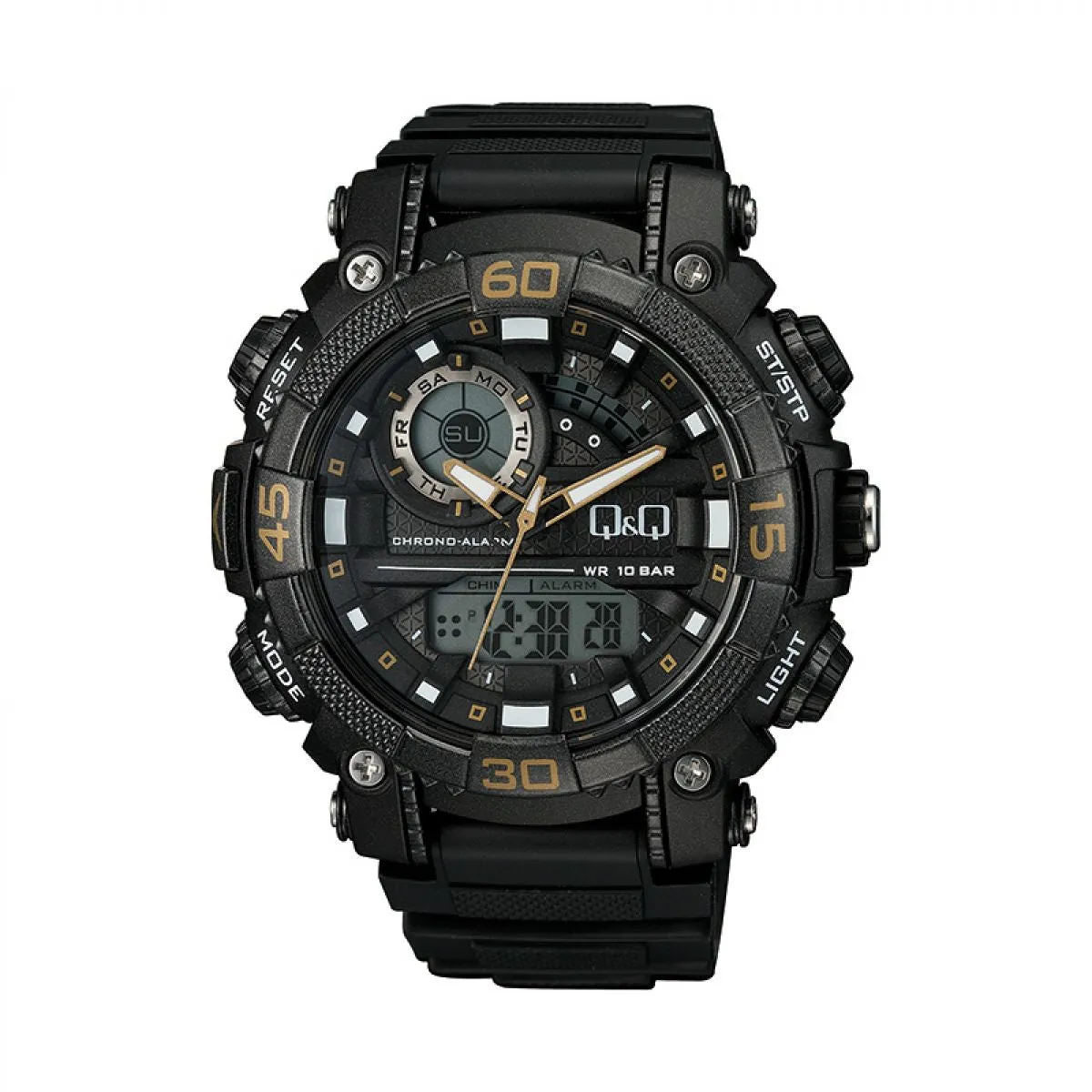 Q&Q Horloge Heren GW87J011Y 52mm 10 ATM | Parallel