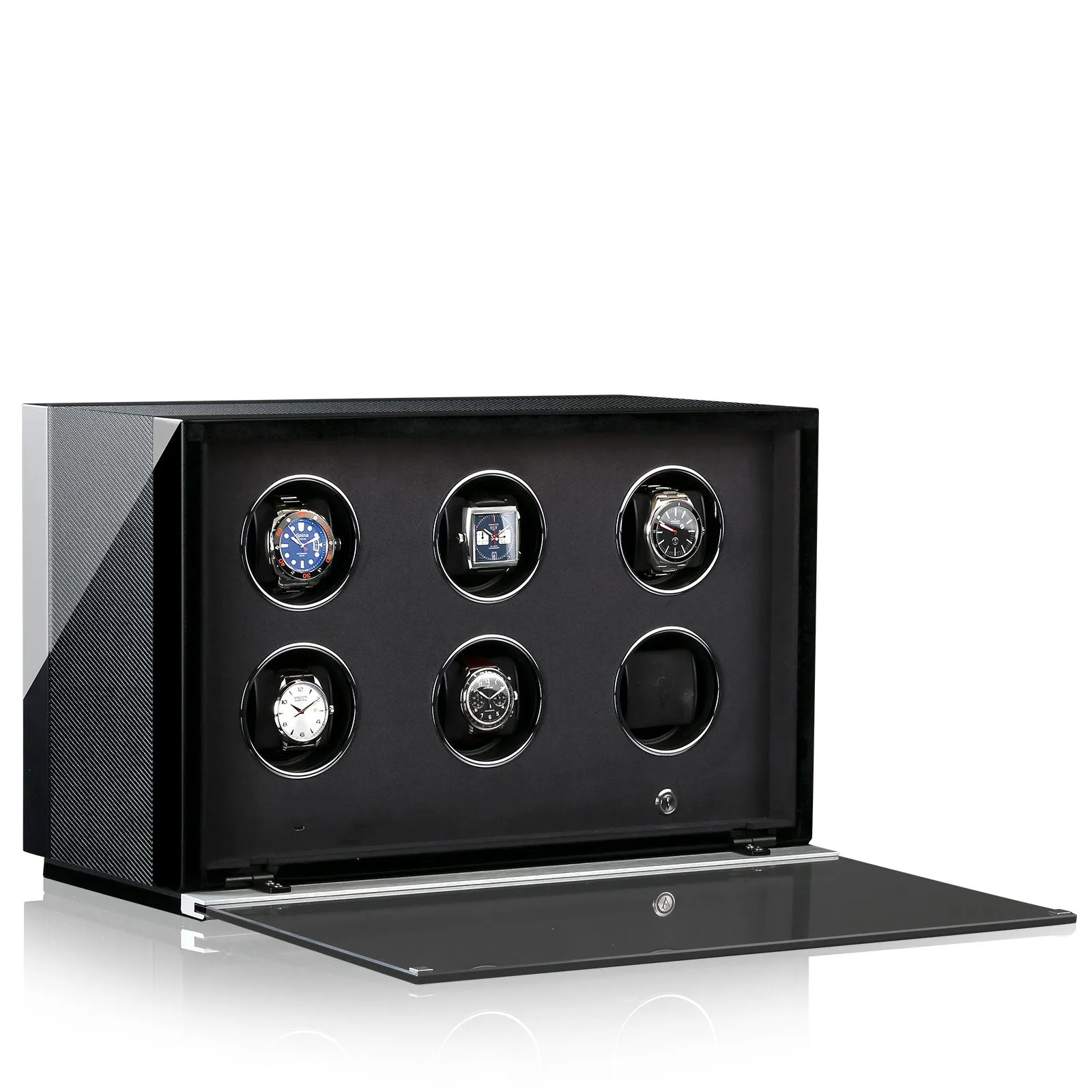 Chronovision Watch Winder Ambiance VI Carbon Black High Gloss | Parallel