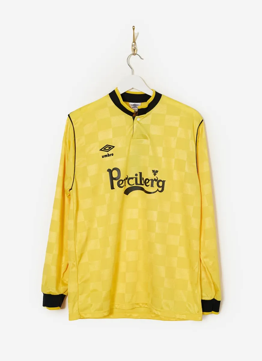90s Umbro Shirt #25 | Percival x Classic Football Shirts | Yellow ...