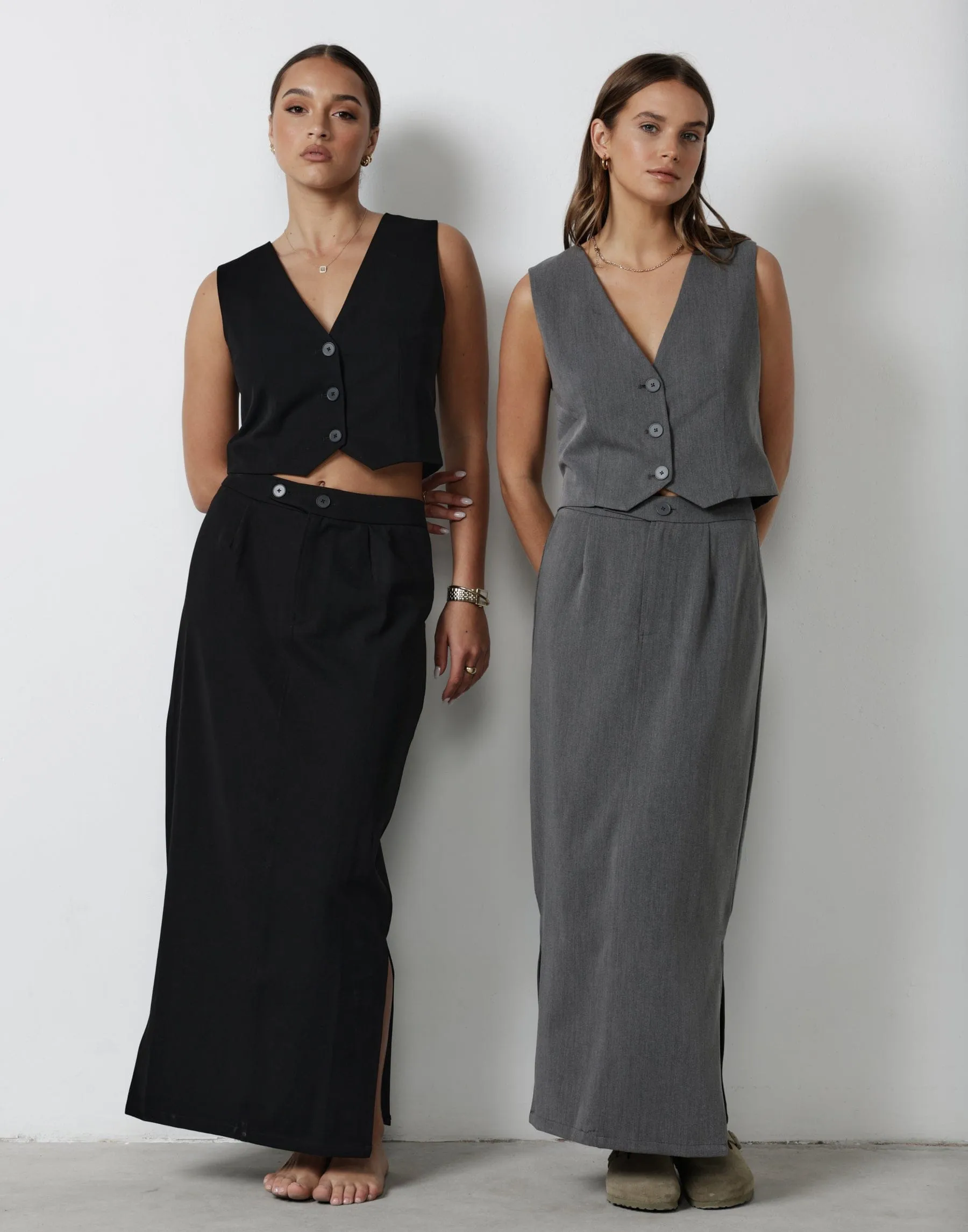 Astylar Maxi Skirt (Black) | Parallel