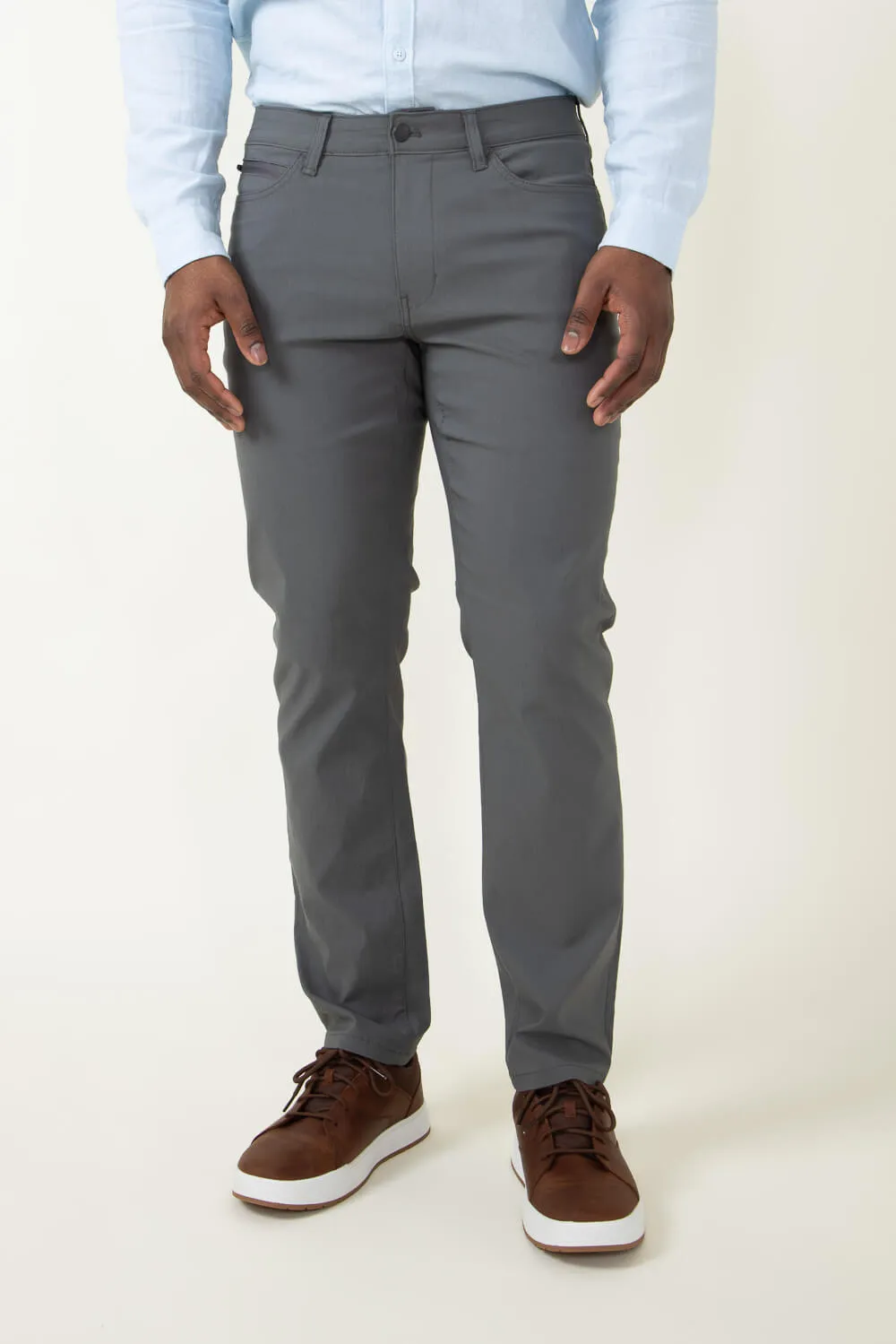 Copper & Oak Momentum Zip Pants for Men in Grey | K2F901-033-PLATINUM ...