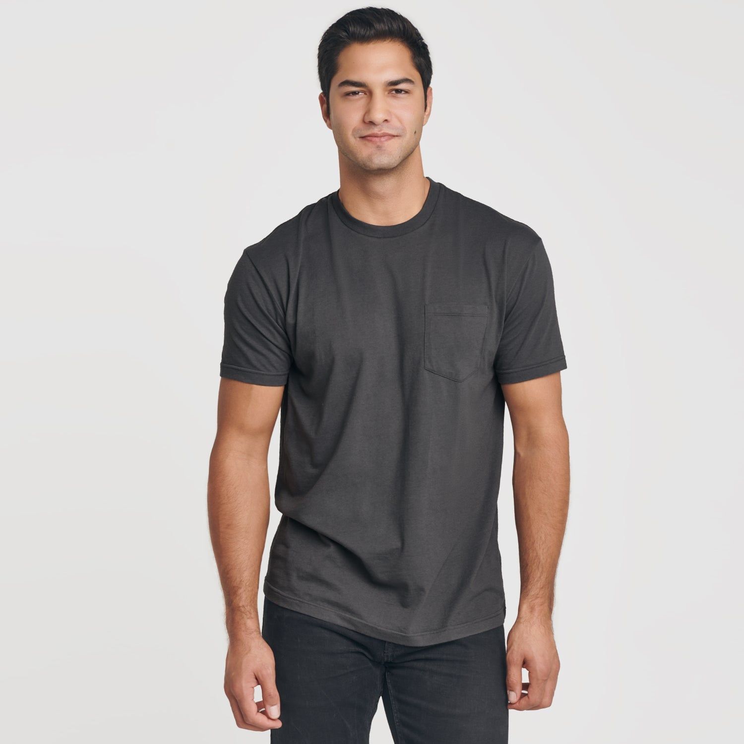 Carbon Pocket Crew Tee | Parallel