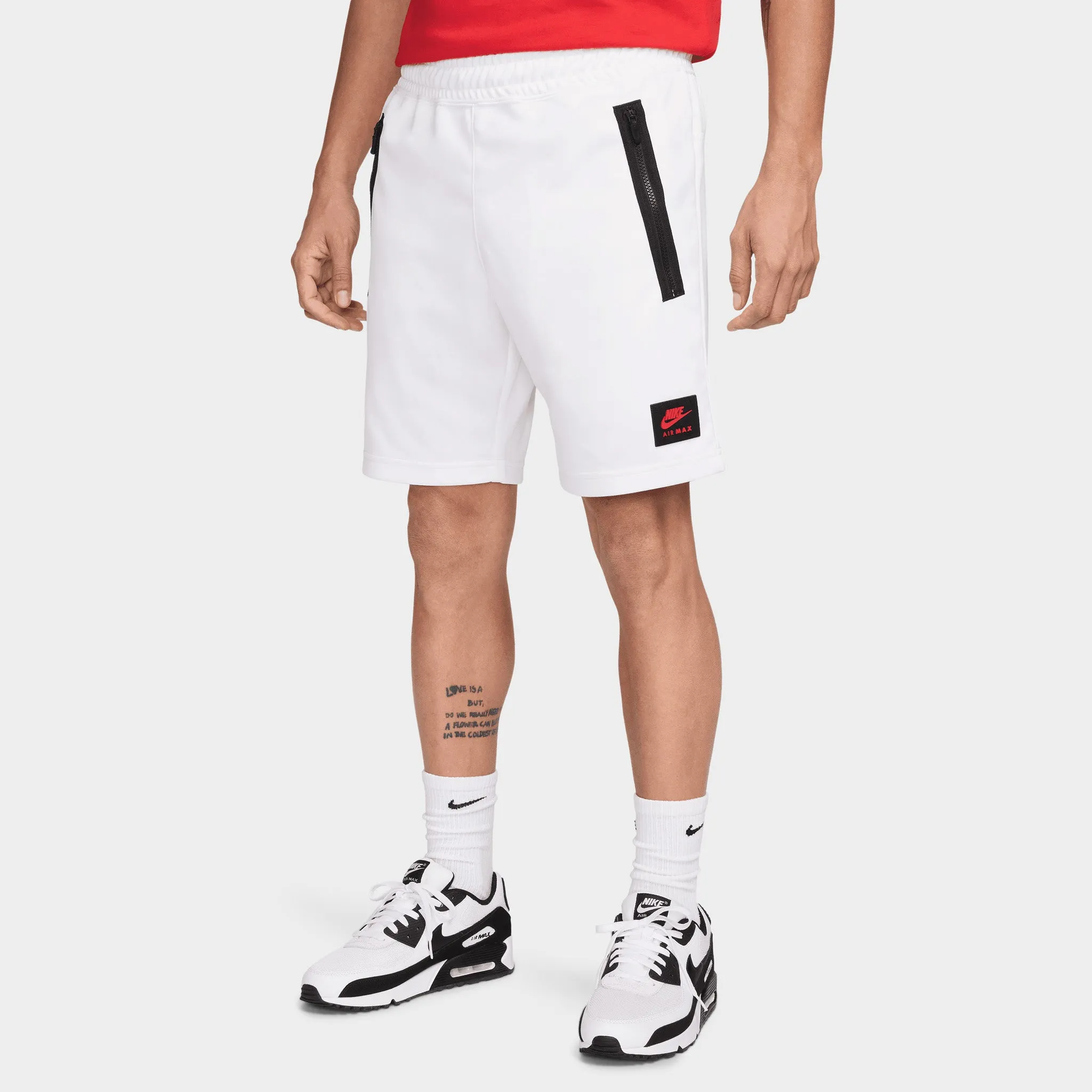 Nike Sportswear Air Max Shorts White / Black - University Red | Parallel
