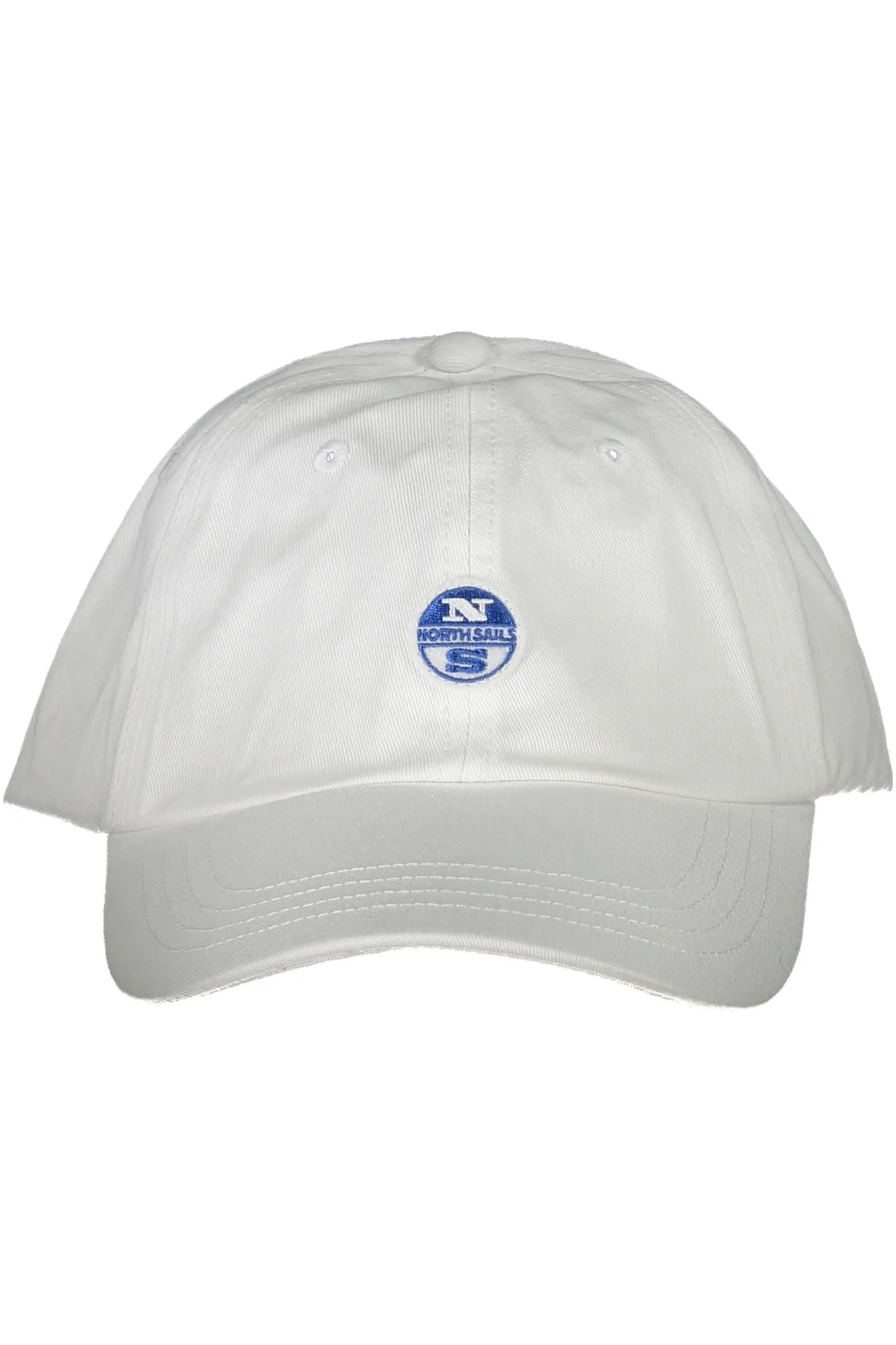 Elegant White Visor Cap with Logo Detail | Parallel