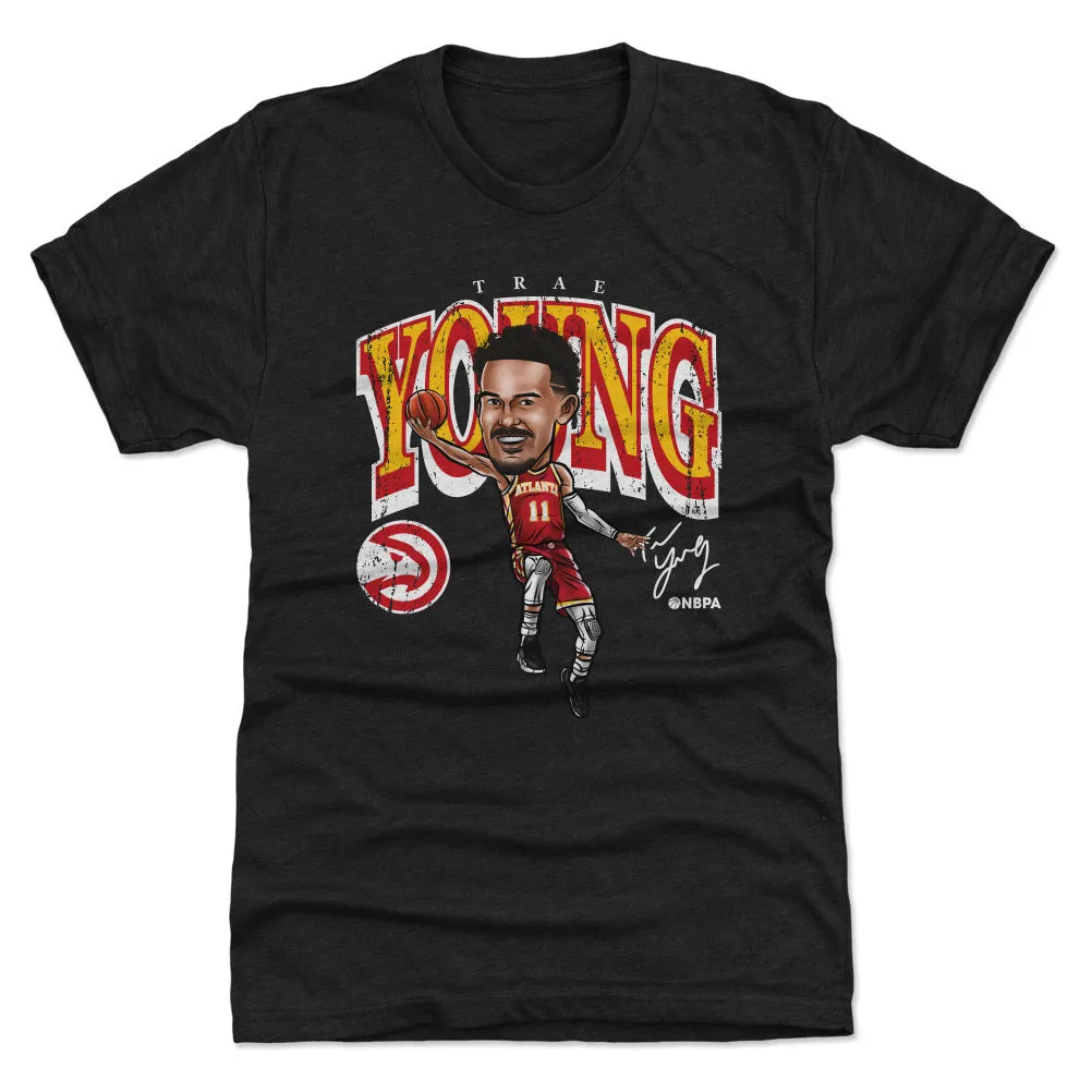 Trae Young Atlanta Hawks Cartoon WHT | Parallel