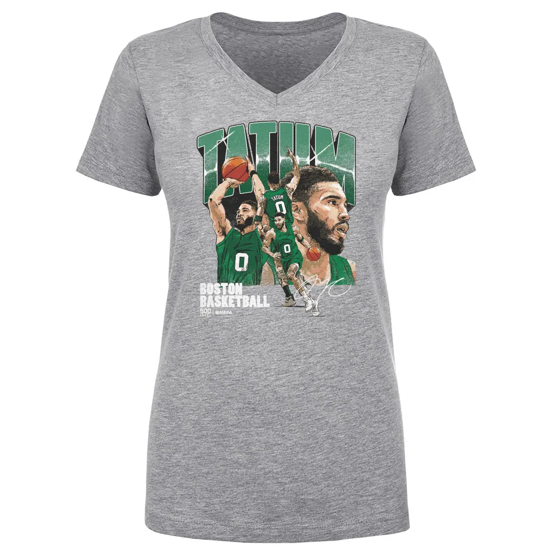 Jayson Tatum Boston Collage WHT | Parallel