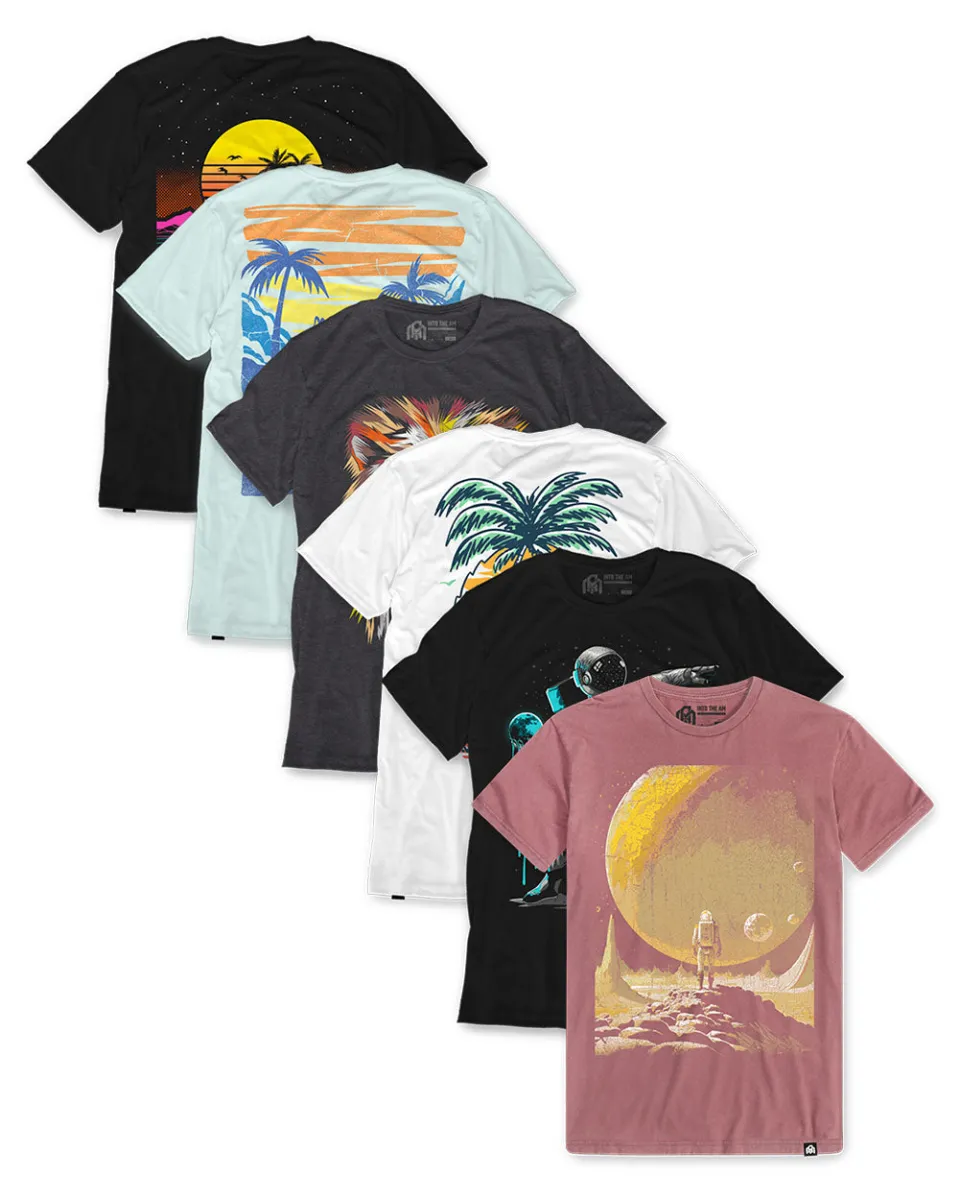 Custom 6 Pack Graphic Tee | Parallel