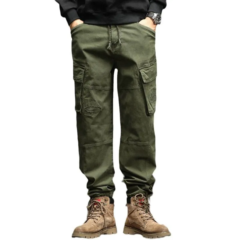 Men's Loose Multi-Pocket Cargo Pants 52988439Y | Parallel