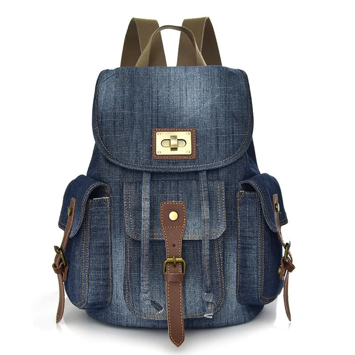 Men's Vintage Denim Backpack 49830784X | Parallel