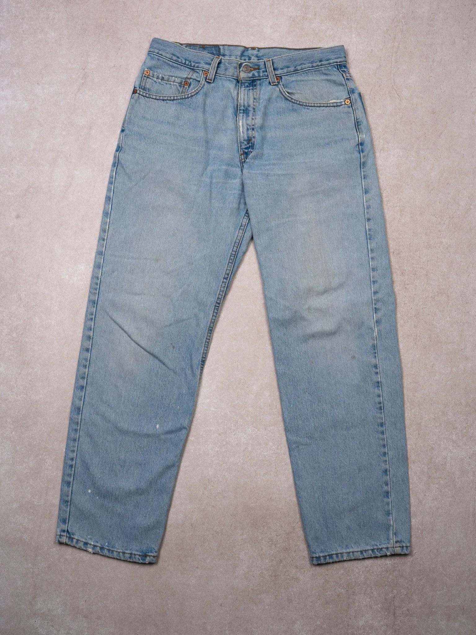 Vintage 90s Light Blue Relax Fit Levi 550 Jeans (32X30) | Parallel