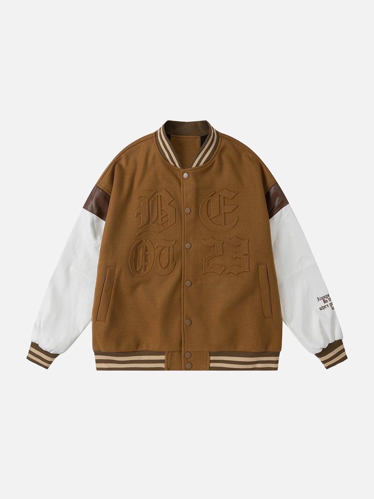 Aelfric Eden Letters Embossing Varsity Jacket | Parallel