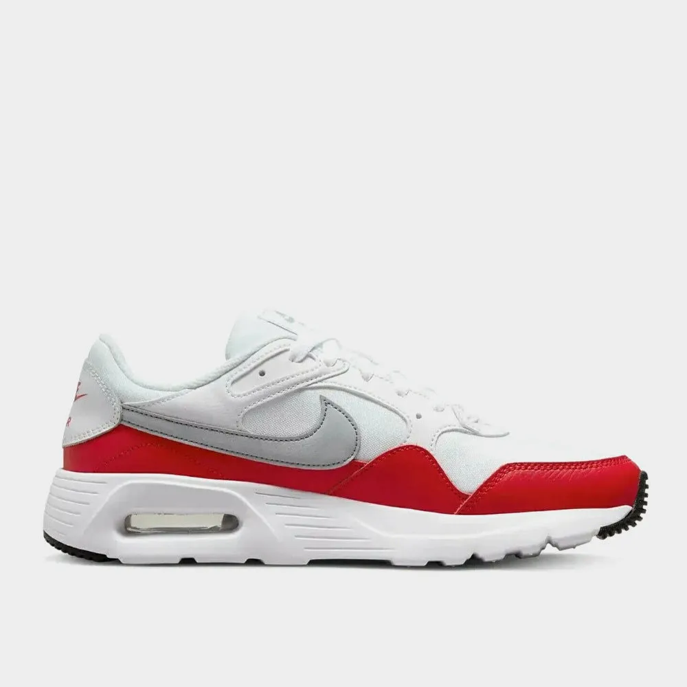 Nike Mens Air Max Sc Sneaker White/Red _ 170834 _ White | Parallel