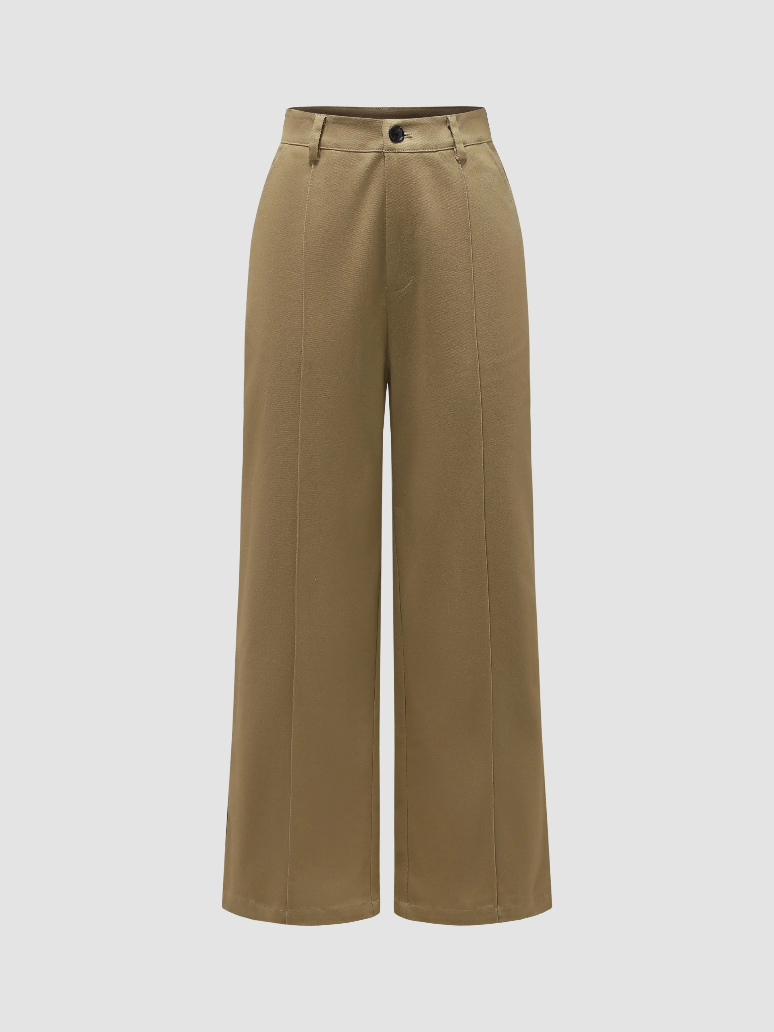Women's High Waisted Wide Leg Twill Pants | Parallel
