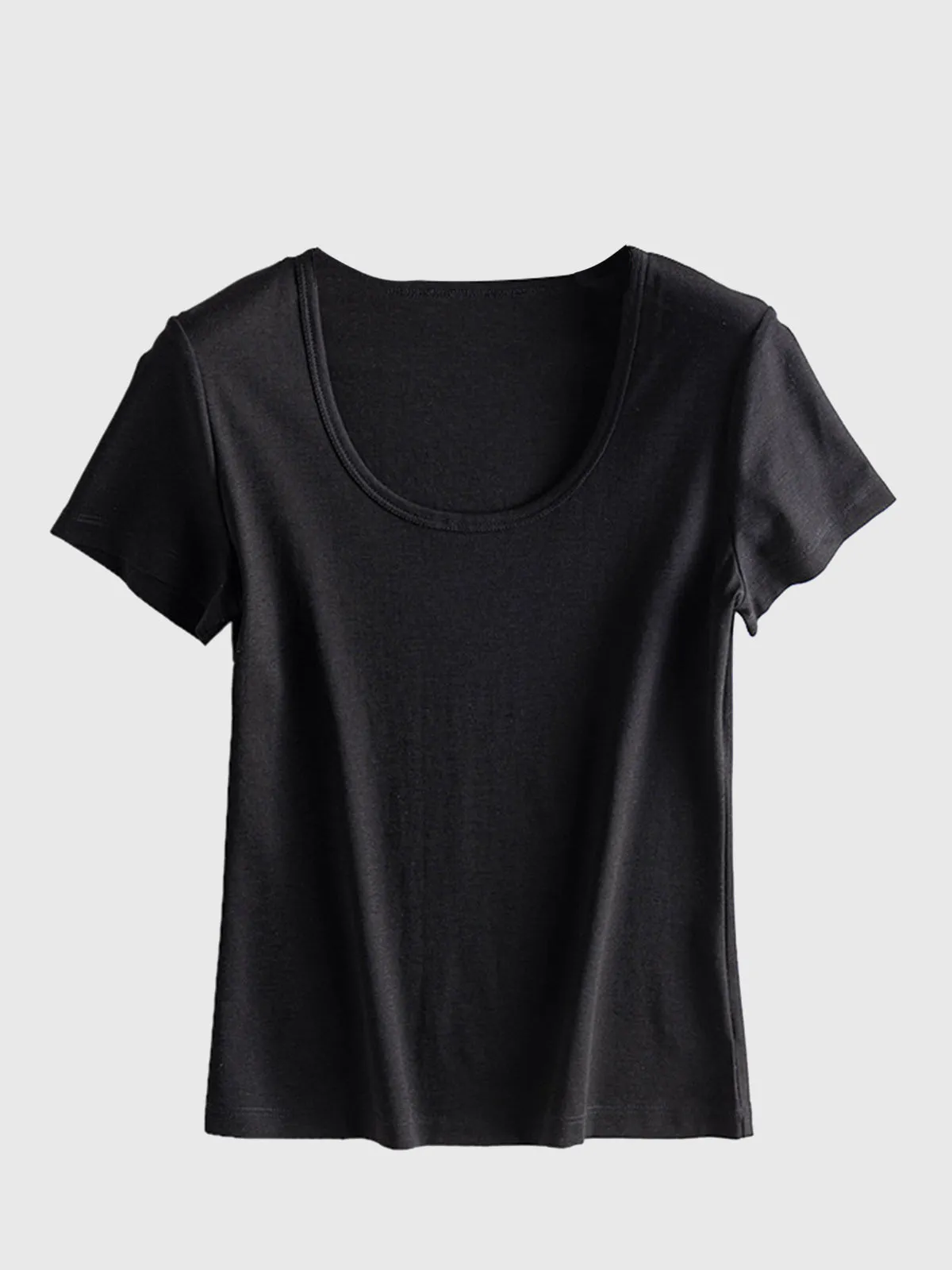 Women's Washable Silk Blend T-Shirt | Parallel