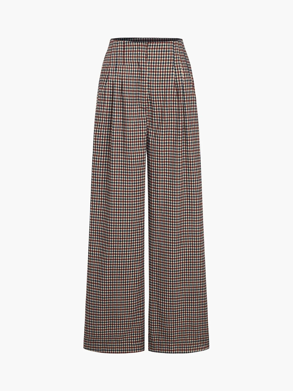 Houndstooth Wide Leg Dress Pants | Parallel