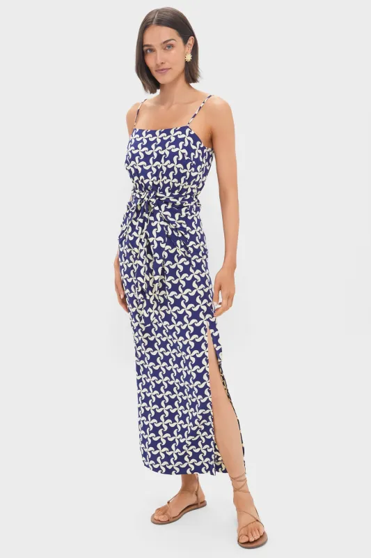 Pinwheel Print Maxi Dress | Parallel