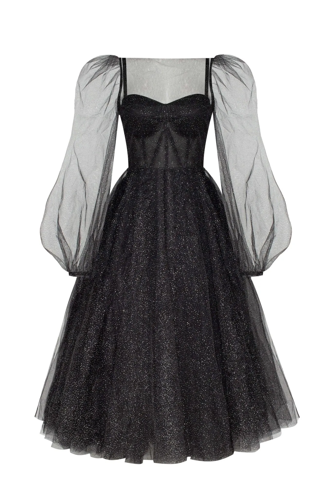 Combination sparkly tulle dress | Parallel