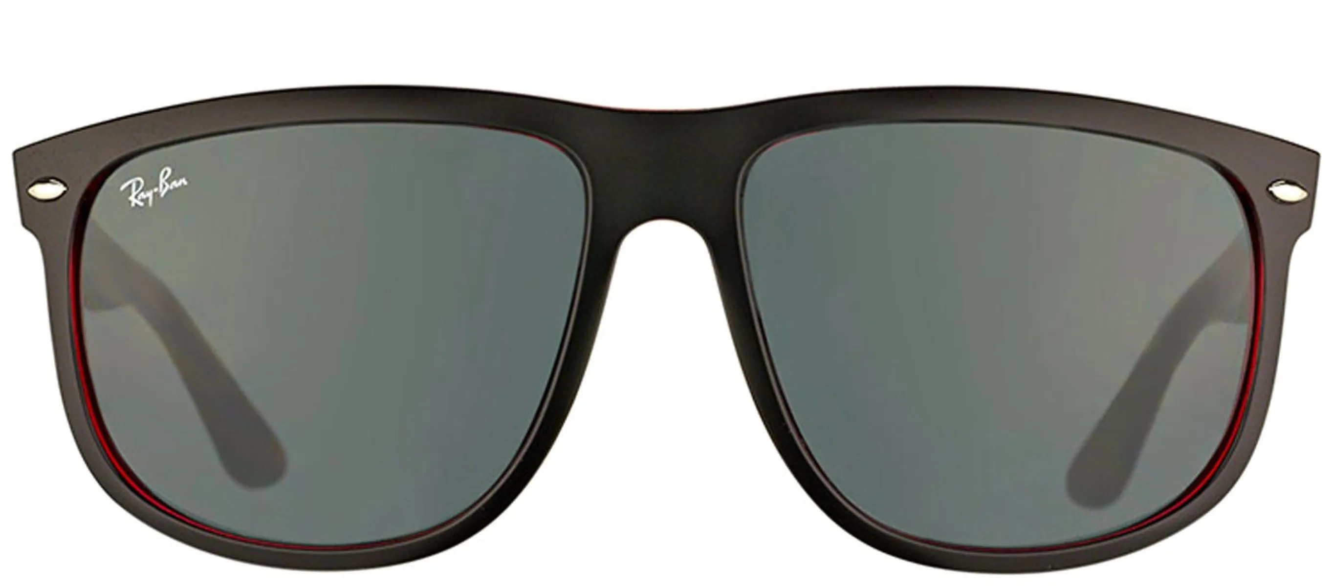 Ray-Ban Boyfriend RB 4147 617187 Square Plastic Black Sunglasses with ...