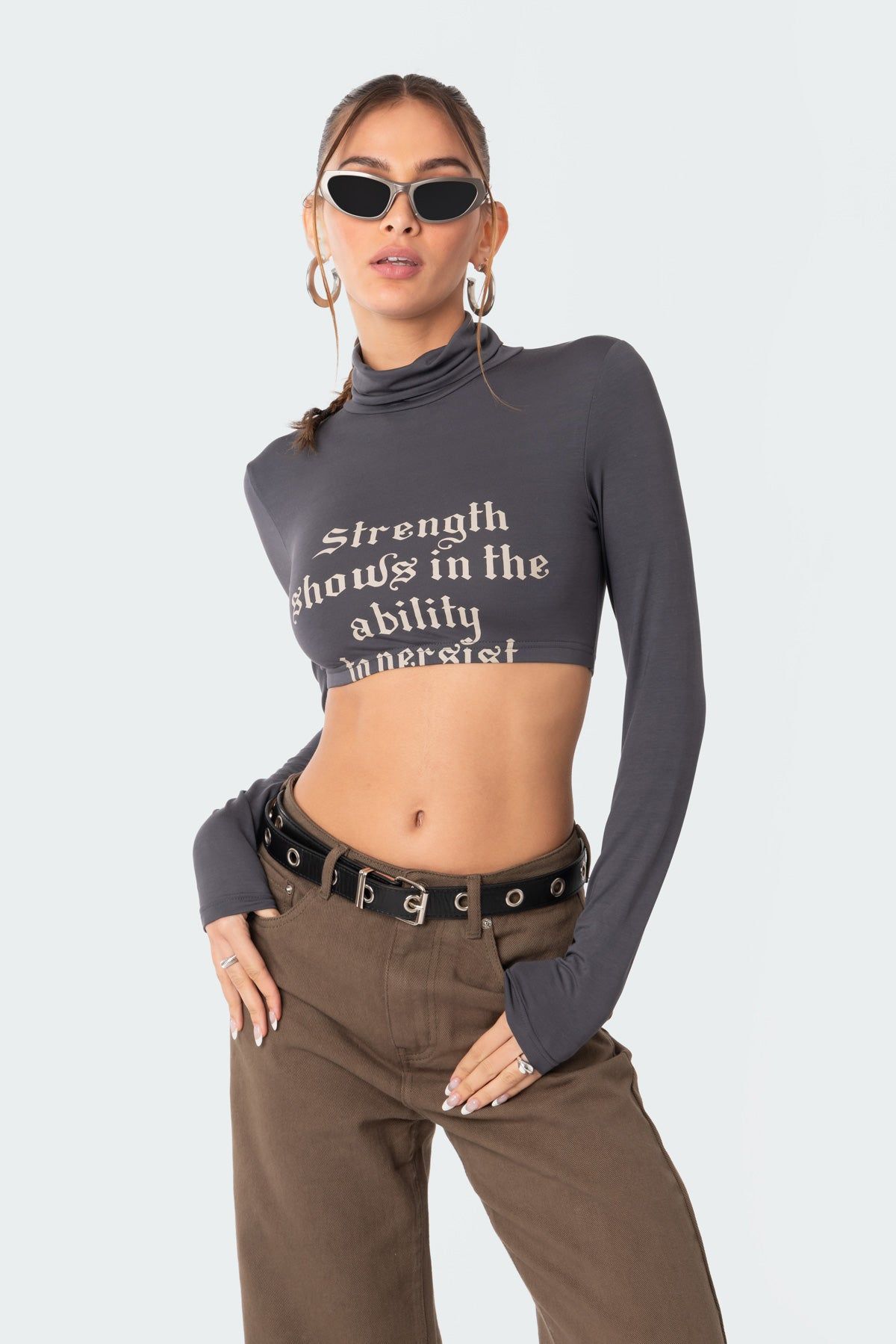 Power Turtle Neck Top | Parallel