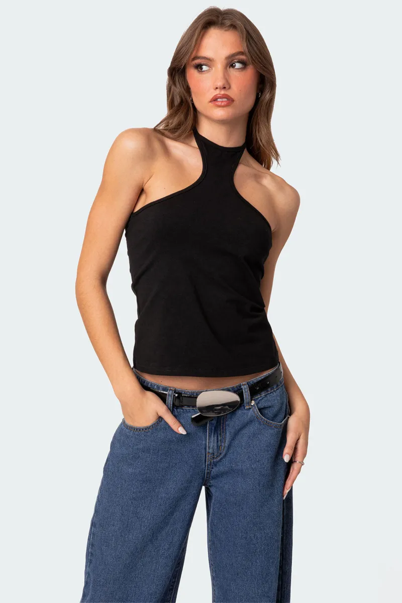Wylder Tie Back Halter Top | Parallel
