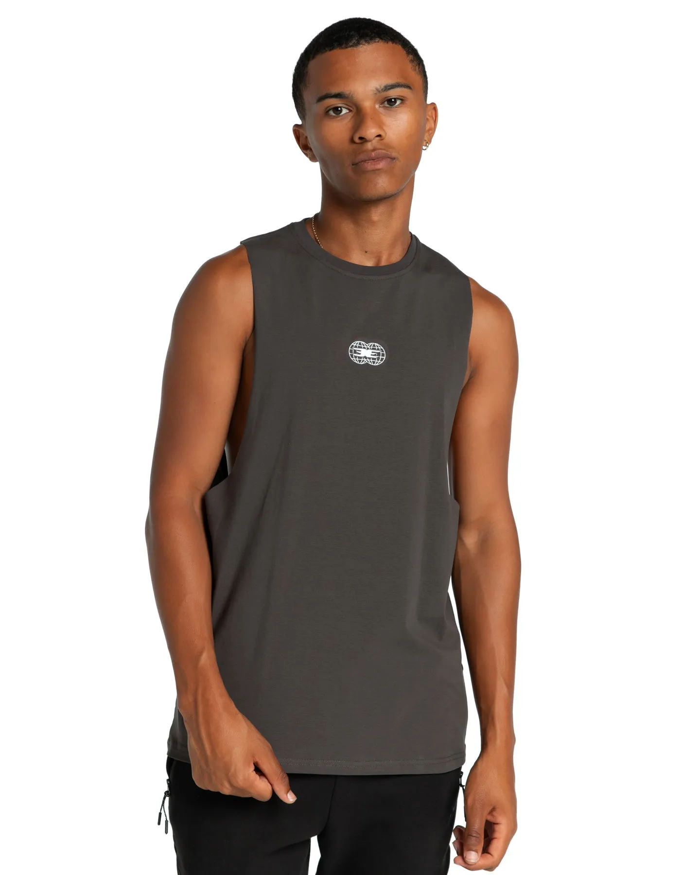 Global Athletics Drop Tank - Slate | Parallel
