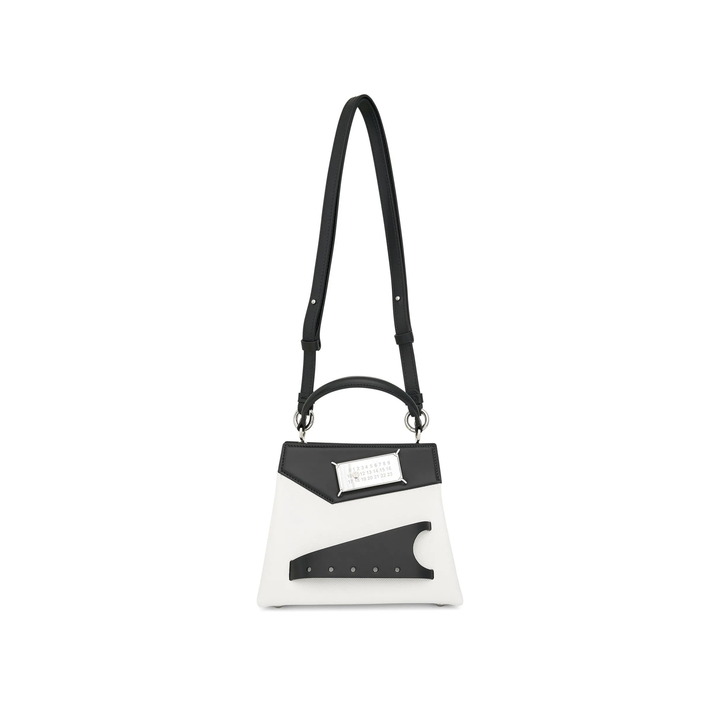 Small Snatched Handbag in Black/White | Parallel