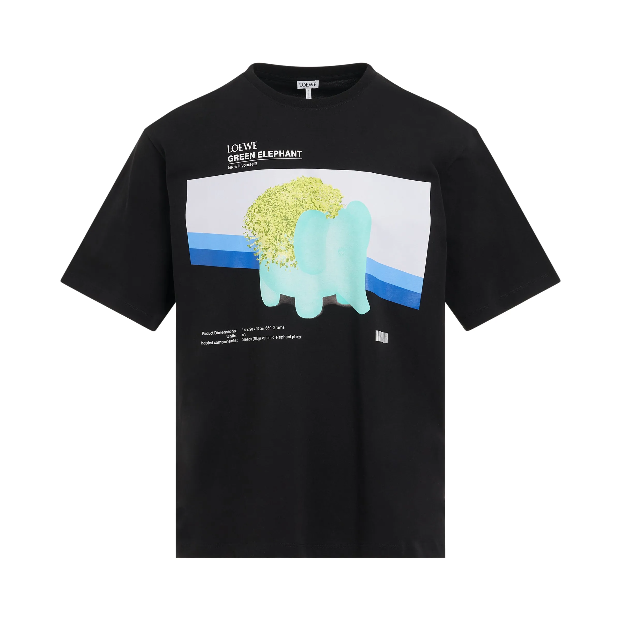Chia Elephant T-Shirt in Black | Parallel