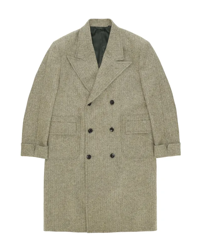 【Fortela】Bogart Wool Herringbone Double-breasted Coat 鮑嘉羊毛雙排釦大衣 | Parallel