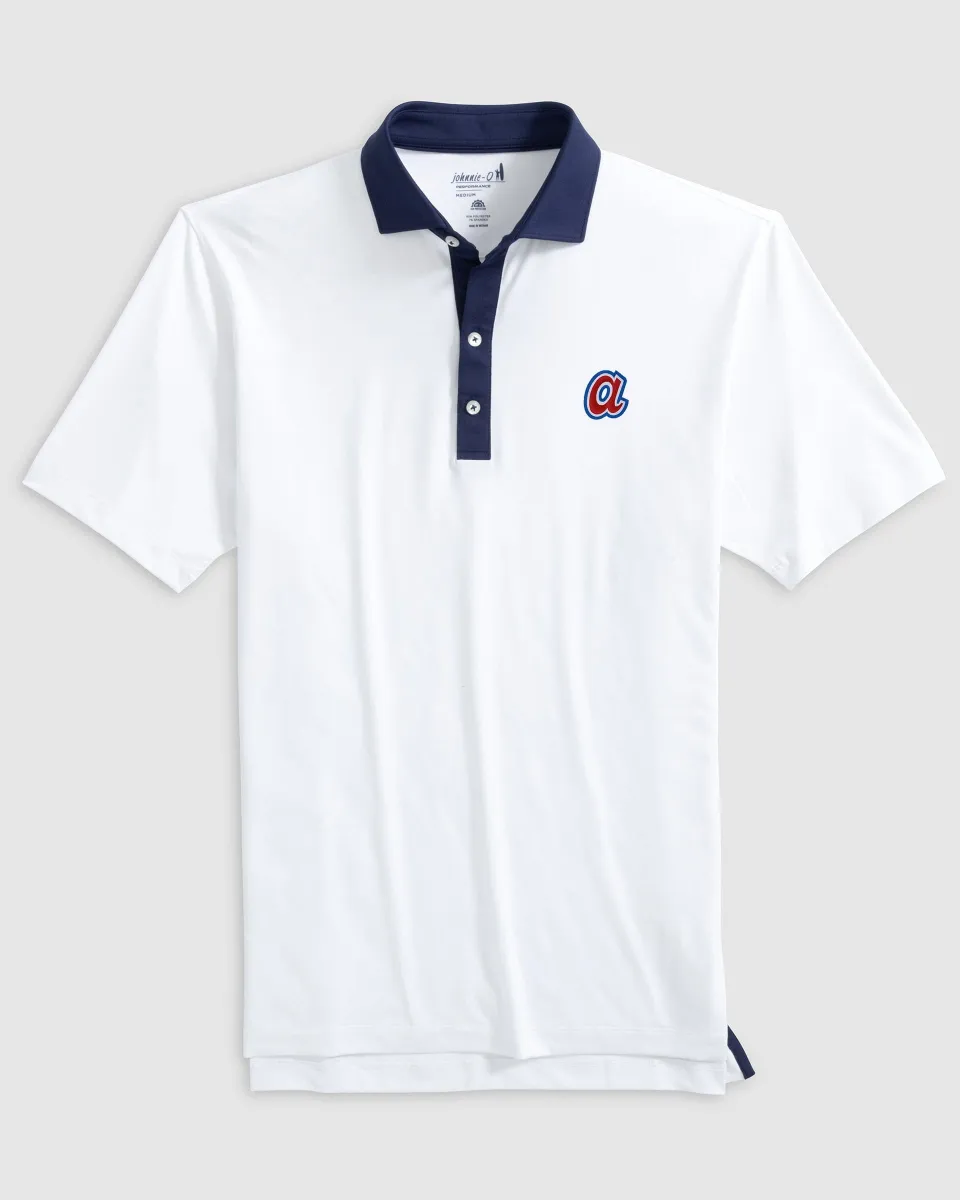 Atlanta Braves Ramos Performance Jersey Polo - Cooperstown Logo | Parallel